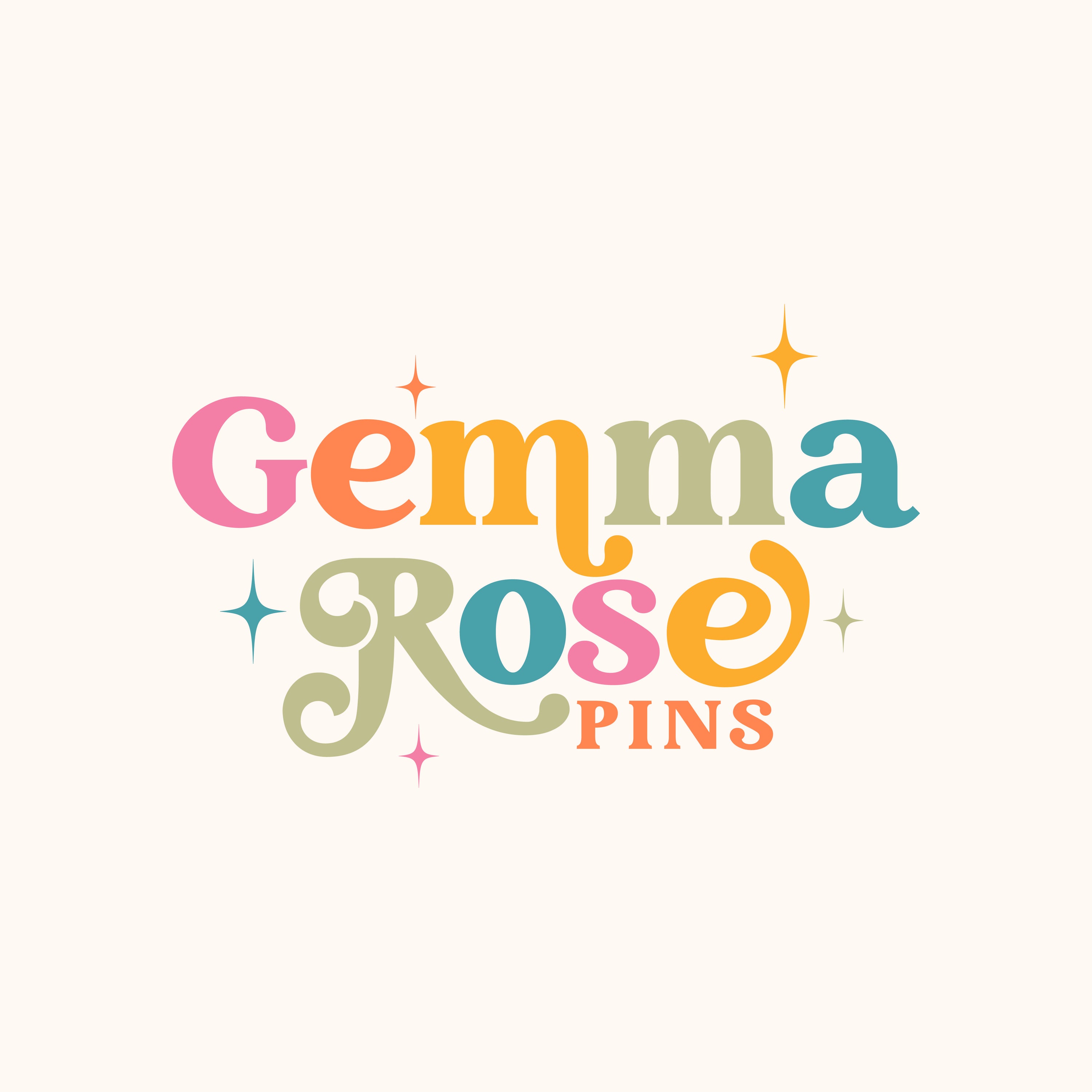 Gemma Rose Pins